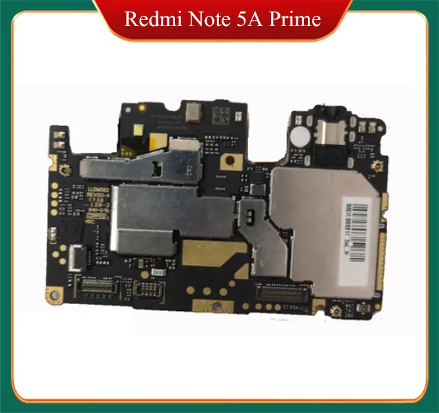 Original Unlocked MainBoard For Xiaomi Redmi Note 5A Prime 64GB MotherBoard With Chips Circuits ...