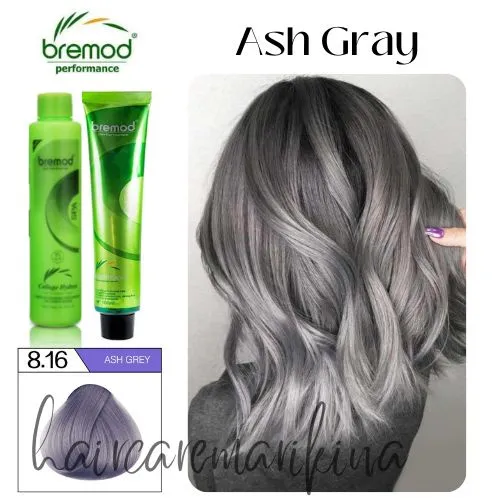 Ash Grey Hair Color Chart