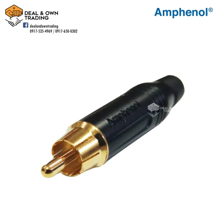 Amphenol AMPH-ACPR (Black) RCA Plug Original | Lazada PH