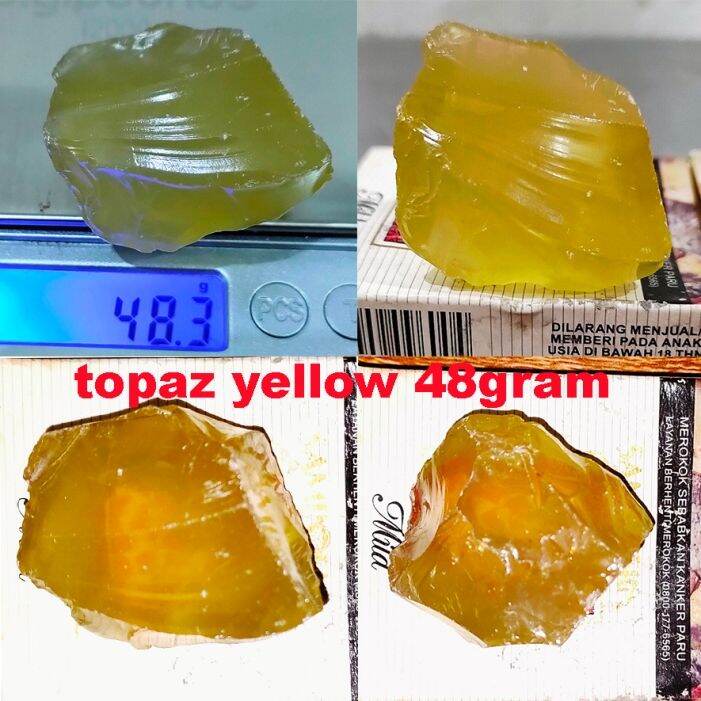 batu topaz asli natural bongkahan | Lazada Indonesia