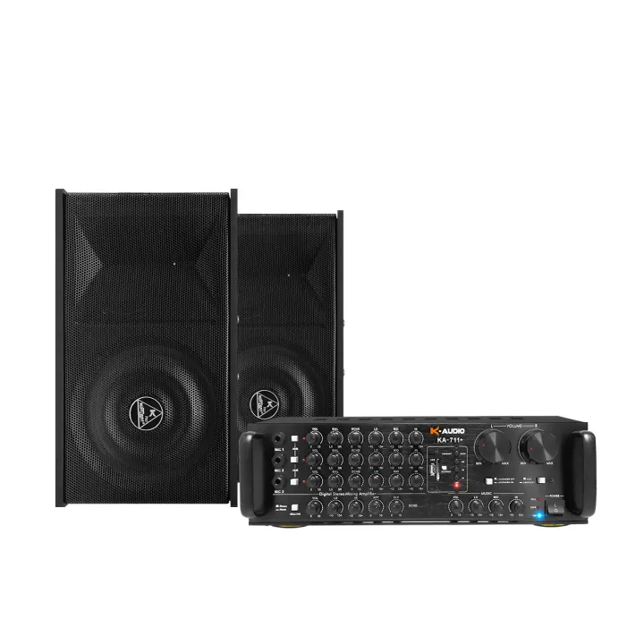 Konzert PROMO BUNDLE KA-711+ amplifier and KS-455MK3 speaker | Lazada PH
