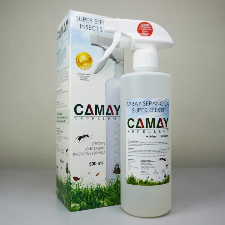 Camay Repellent Spray 500ml Spray Serangga Organik Semulajadi Super ...