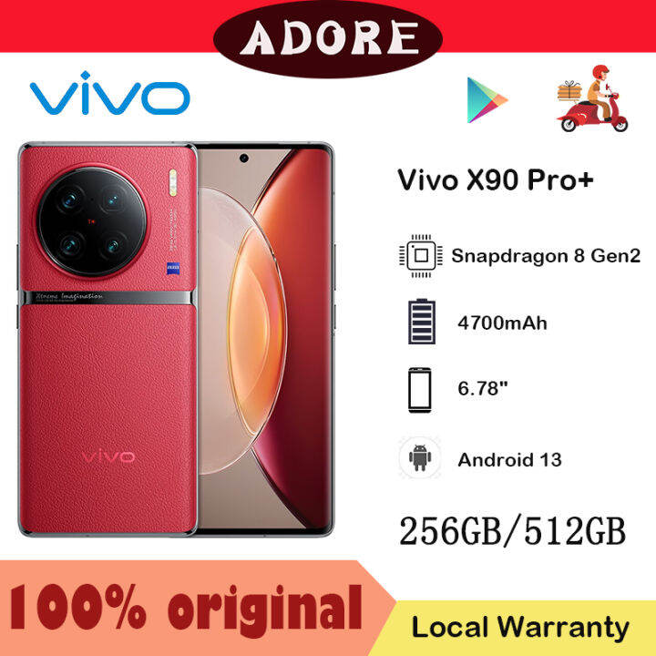VIVO X90 Pro+ China Version 5G โทรศัพท์อัจฉริยะ Snapdragon 8Gen2 80W Charge 64MP IMX758 Camera ...