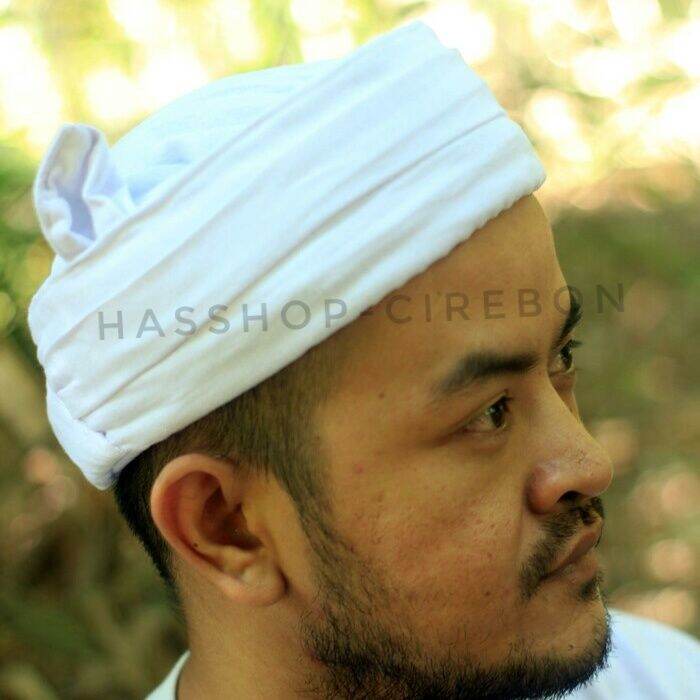 Blangkon Iket Sunda Premium "Candra Sumirat" Putih - Blangkon Bendo ...