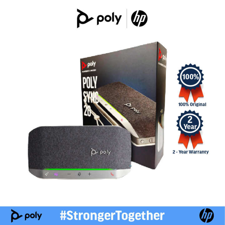POLY PLANTRONICS SYNC 20 USB / BLUETOOTH SMART SPEAKERPHONE 2-221457 ...