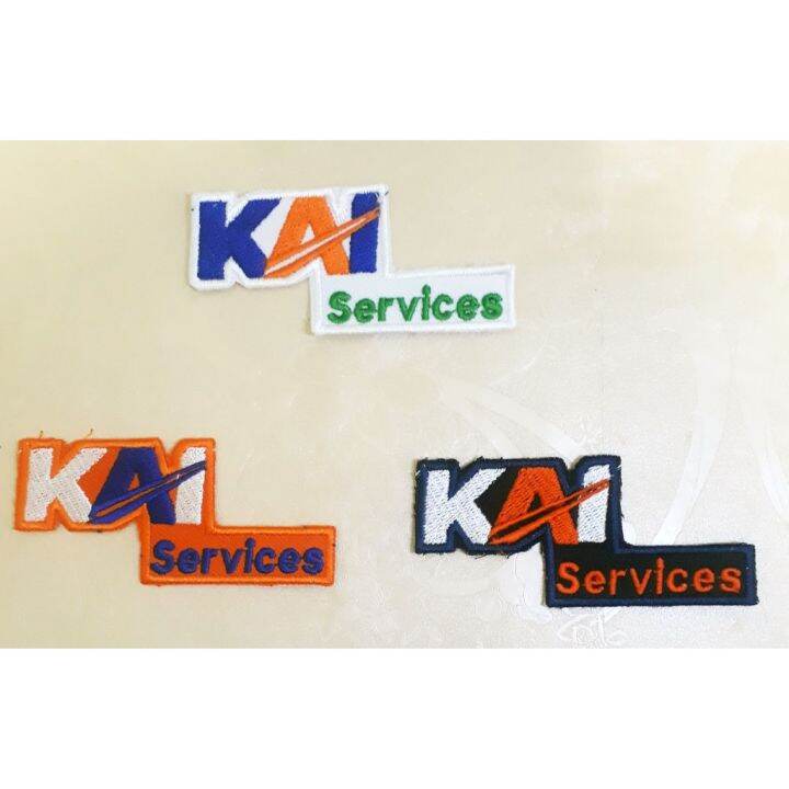 BORDIR CUTTING/EMBLEM BAJU DINAS LOGO KAI Services | Lazada Indonesia
