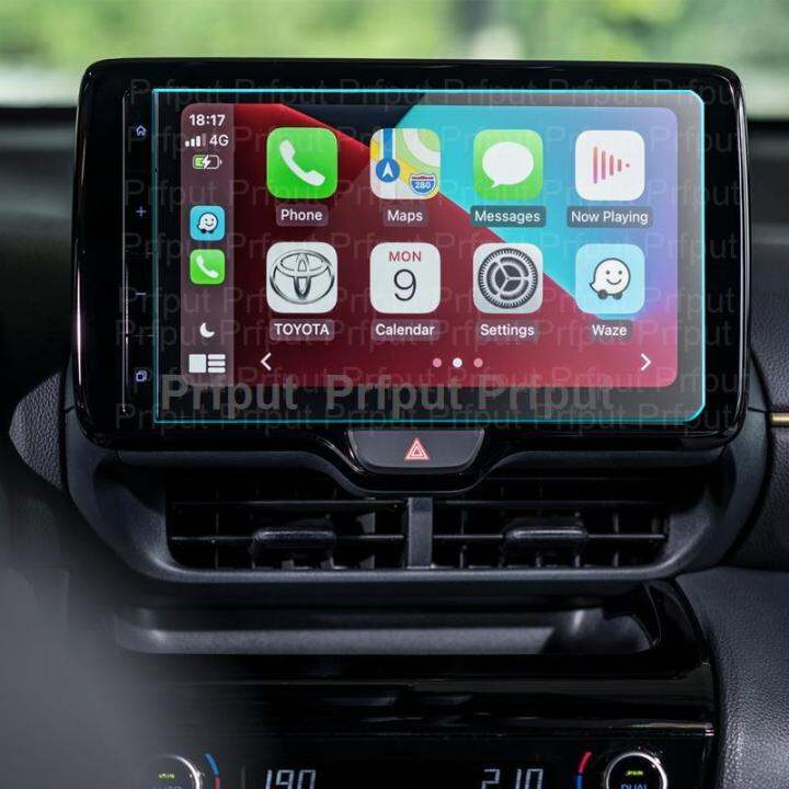 Tempered Glass Screen Protector For Toyota Yaris Cross 2021 2022 9 inch ...