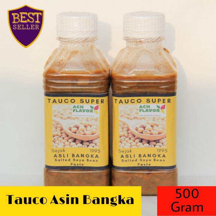 Tauco Asin asli Bangka 500Gram Qty ( 2 Botol ) Halal | Lazada Indonesia