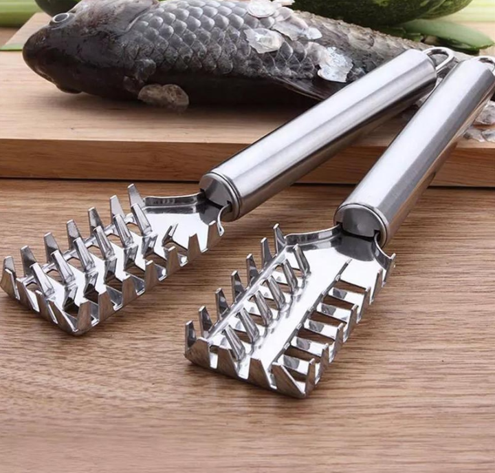 STAINLESS FISH SCALE PEELER FOR FISH (PANG KALISKIS NG ISDA) | Lazada PH