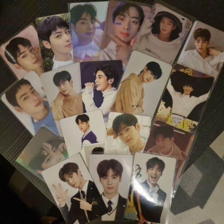 Cha eun woo EUNWOO official photocards SG aroha kit starlight makestar AAF | Lazada PH