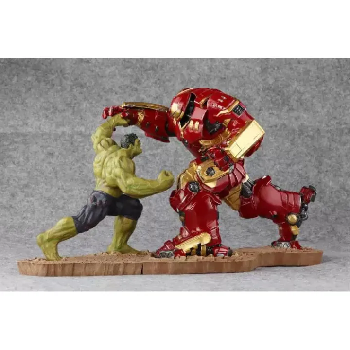[ส่งฟรี] Hulk Buster Vs Hulk งาน Resin งานดีละเอียดสุด ๆ สูง 33cm ฮัคบ ...
