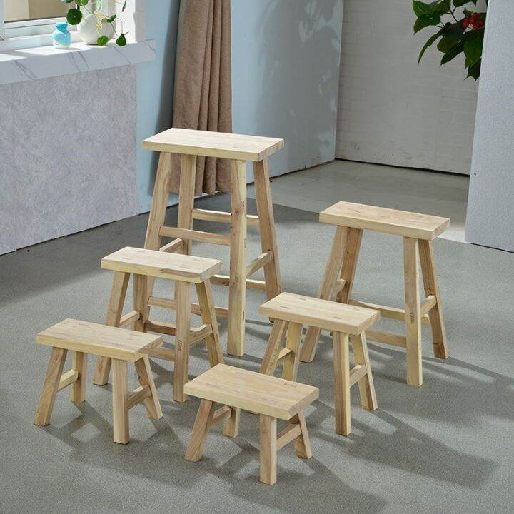 Low stool, solid wood and wooden chair, economical low stool chair ...