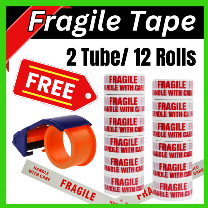 Fragile Tape Adhesive Tapes Transparent Packaging Tape 48mm X 45m X ...