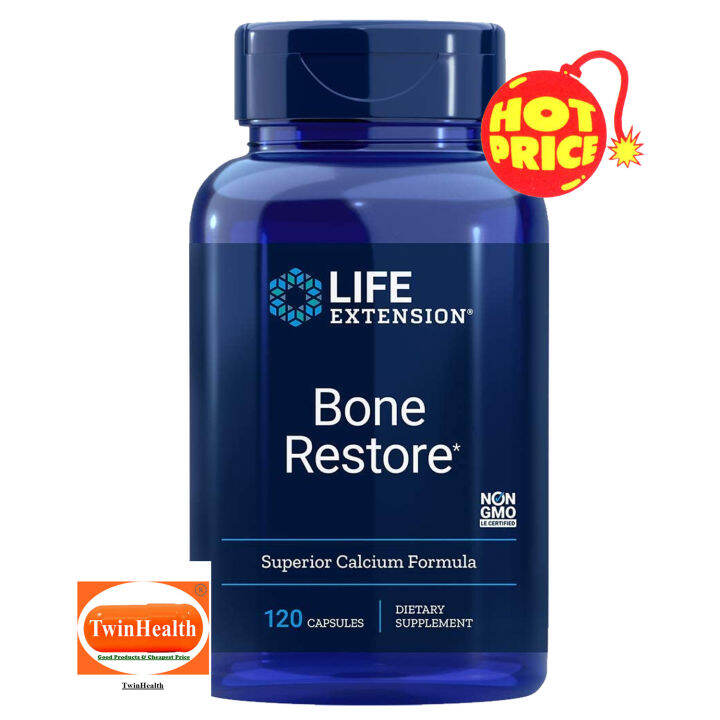 Life Extension Bone Restore / 120 capsules | Lazada.co.th