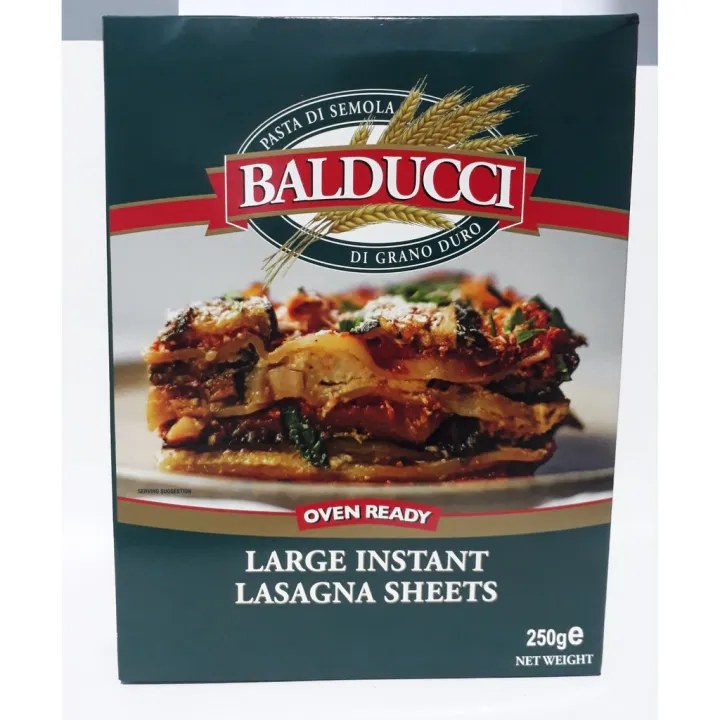 Balducci large Instant Lasagna Sheets 250g | Lazada PH