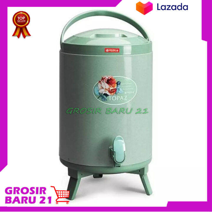 ASLI !! Termos Sahara Drink Jar 10 Liter / Termos Air Panas Dingin Lion ...