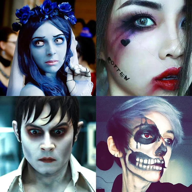 Creepy Geisha Makeup | Saubhaya Makeup