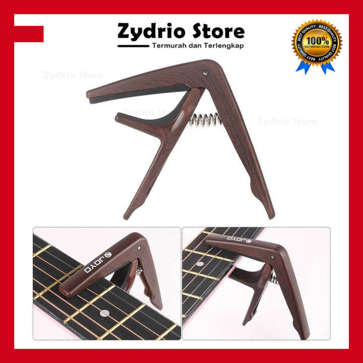 Capo Gitar Akustrik Wood Design / Guitar Capo Design Kayu String Nylon ...