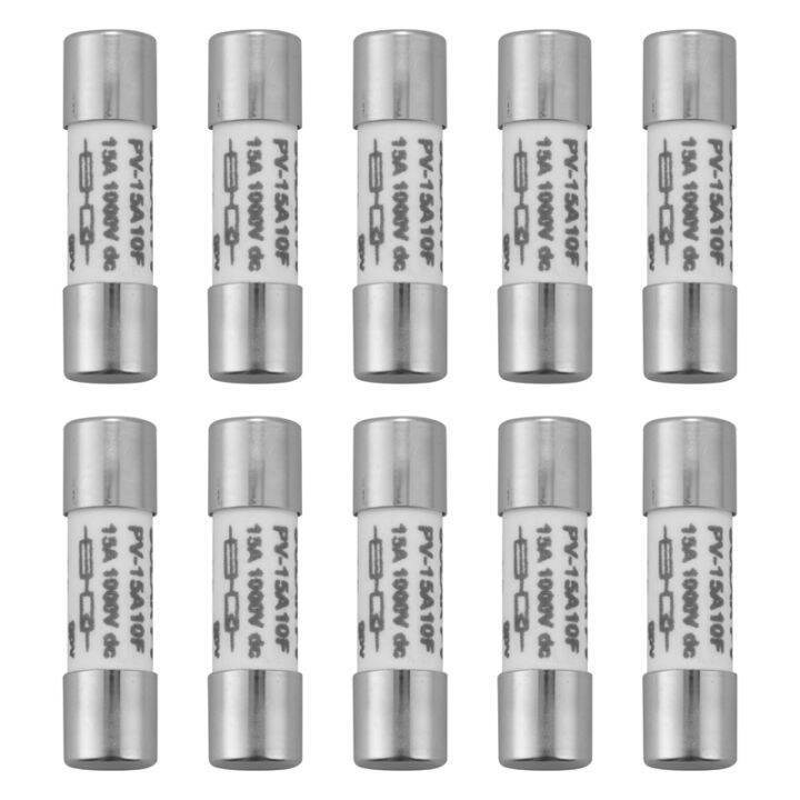 10 Pcs 1000 VDC Fuse Solar PV Explosion-proof Fuse Silver | Lazada.co.th