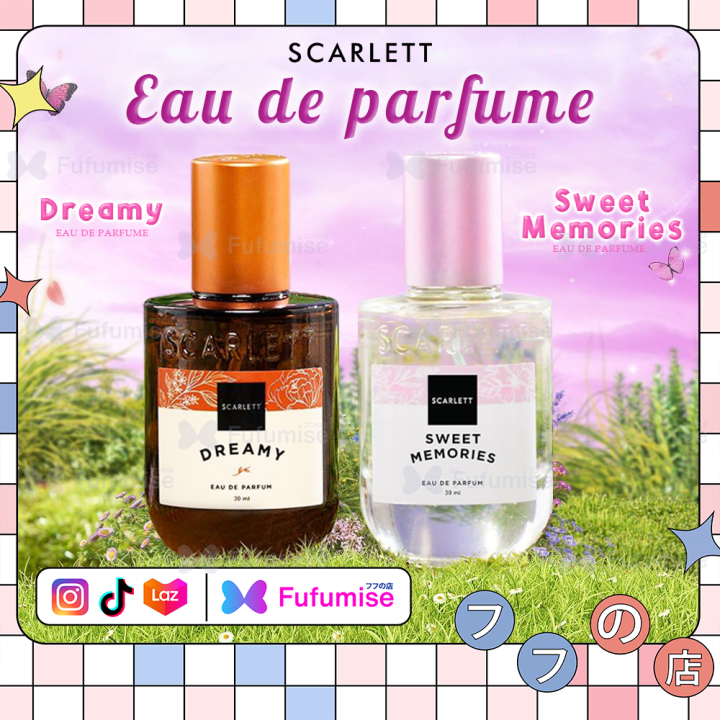 SCARLETT Whitening Eau De Parfum 30mL | Sweet Memories | Dreamy | Tahan ...