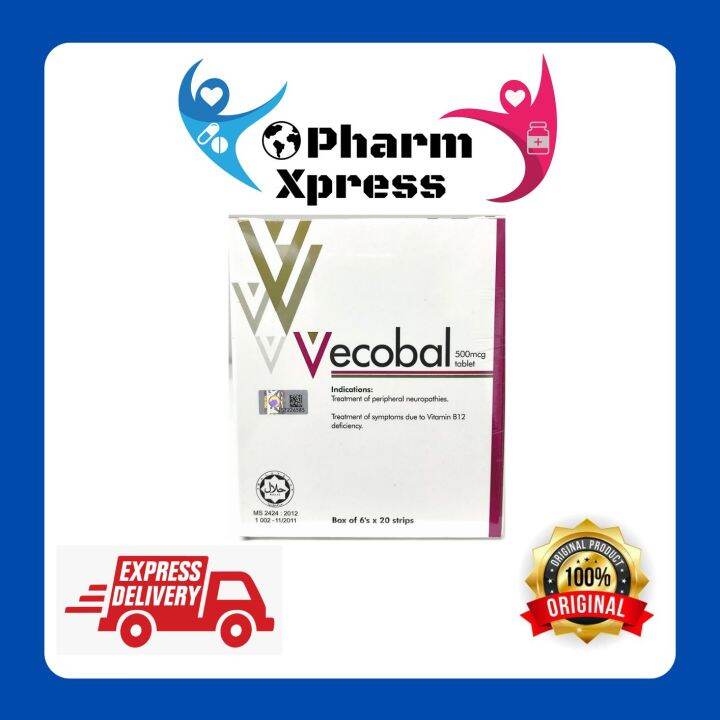 Vecobal 500mcg 20x6's | Lazada