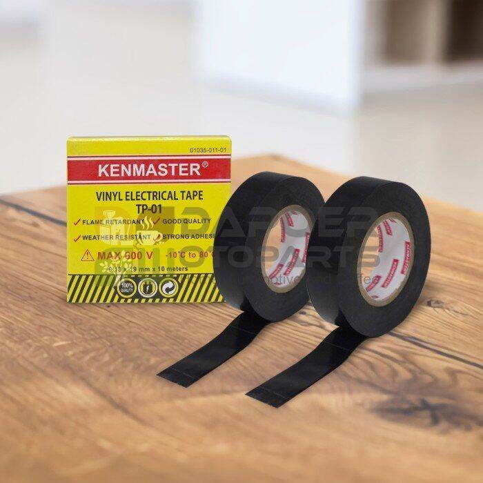 Isolasi Listrik Kenmaster 10 Meter TP01 Solasi Vinyl Electrical Tape ...