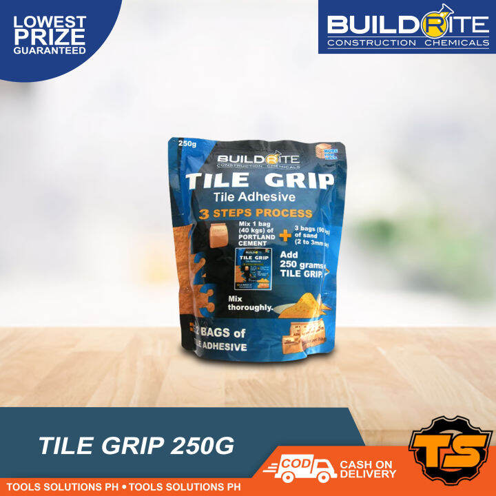 BUILDRITE TILE GRIP - Tile Adhesive Additive 250 GRAMS | Lazada PH