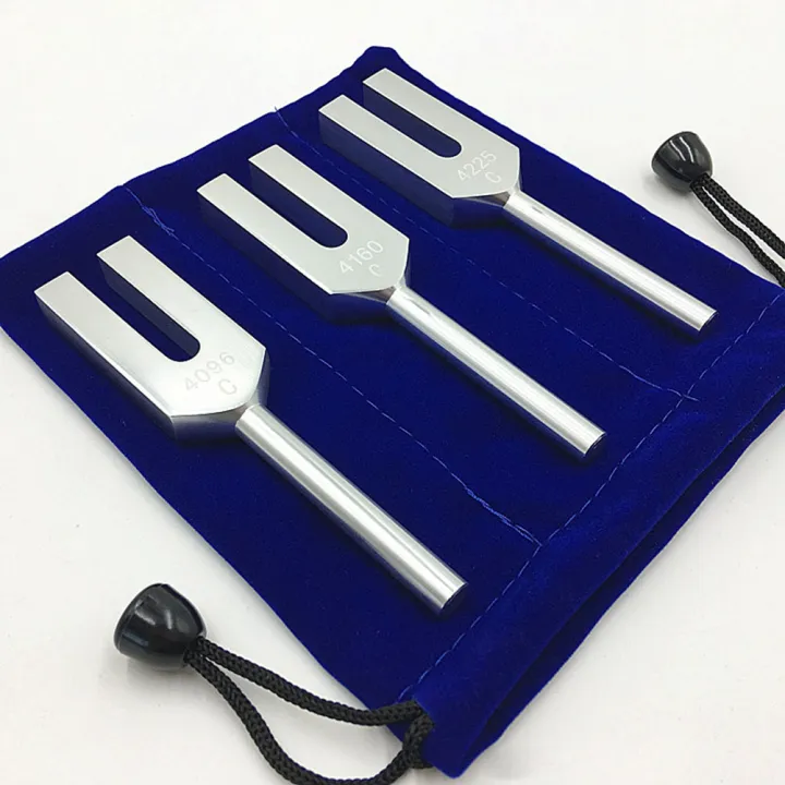 Tavn【100% original】3pcs Angel Tuning Forks Set 4096 、4160、4225 Hz Wonderful Sound Healing ...