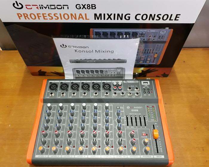 mixer 8 ch crimson usb effect vocal baru | Lazada Indonesia