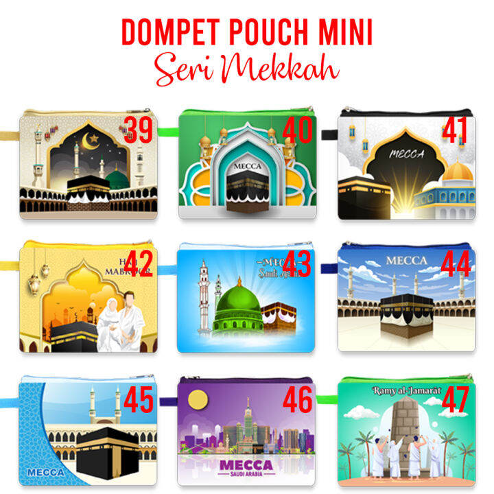 Dompet Mini Pouch Seri Mekkah Oleh-Oleh Souvenir Haji Umroh Dubai Arab ...
