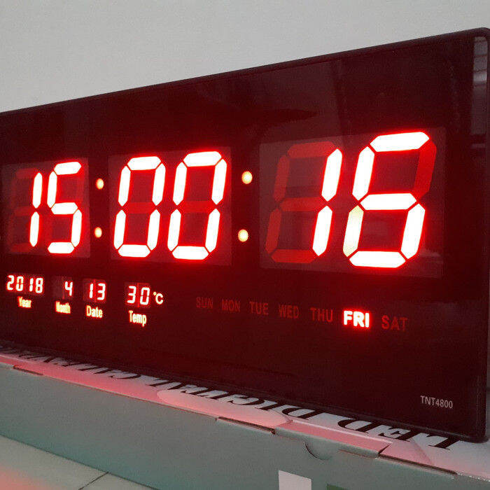 Jam Dinding Digital LED Meja LED Clock 3615 TERBARU | Lazada Indonesia