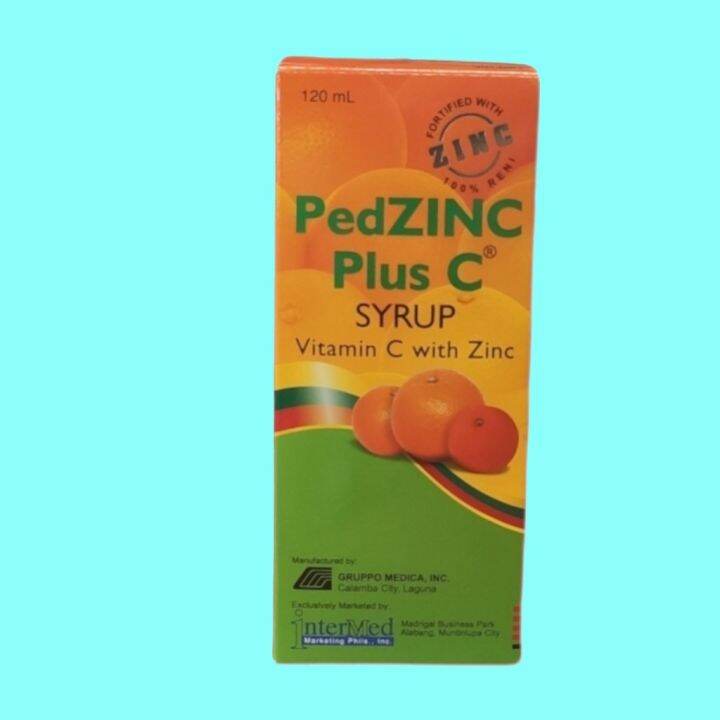 HOT YRQAX Pedzinc Plus C 120 mL Syrup | Lazada PH