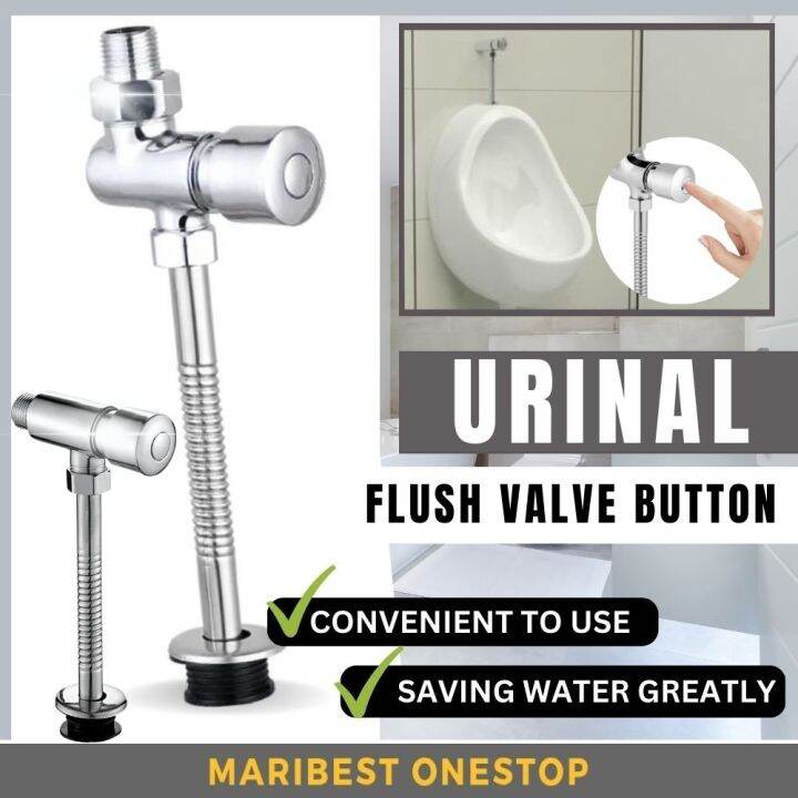 Urinal Flush Valve Hand Push Urinal Flush Valve Toilet Urinal Bathroom ...