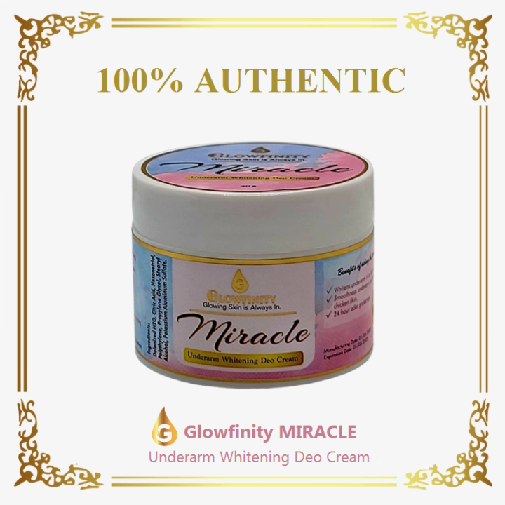 Glowfinity MIRACLE Underarm Whitening Deo Cream (40g) | Lazada PH