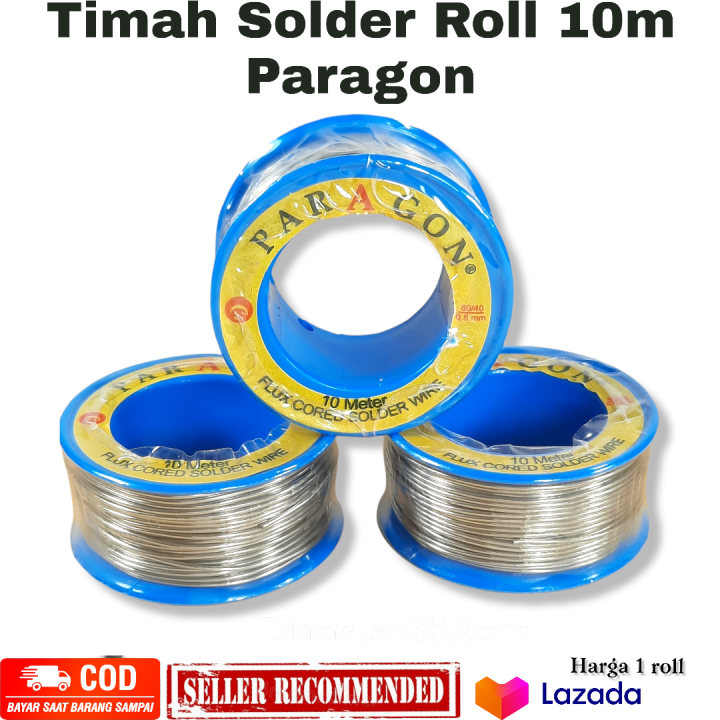 Timah Solder Roll 10m Paragon | Lazada Indonesia