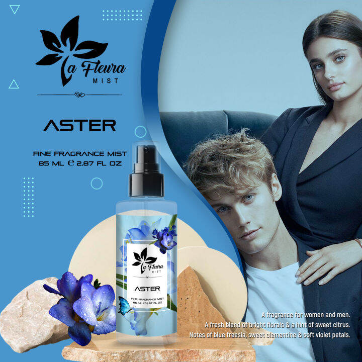 La Fleura Mist ASTER INSPIRED BY BBW GINGHAM BLUE 85mL | Lazada PH