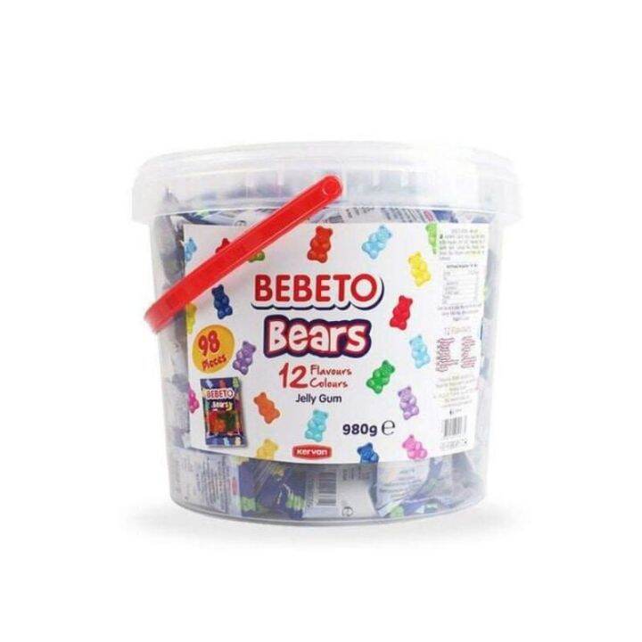 Bebeto Gummy Bears - 12 flavors 12 colours (980g) ♠☃ | Lazada PH