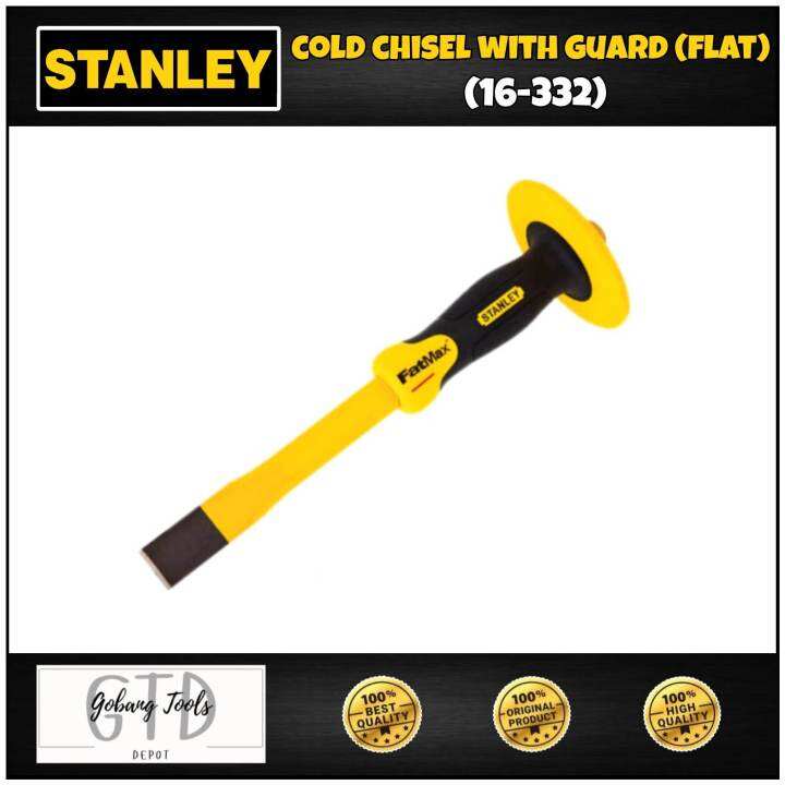 Stanley FatMax Concrete Chisel with Bi-Material HandGuard 3/4 X 12 ...