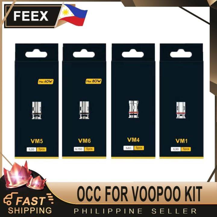 [legit] FEEX for VOOPOO PnP Coil VM1 VM5 VM6 TM1 Mesh For Vinci drag x ...