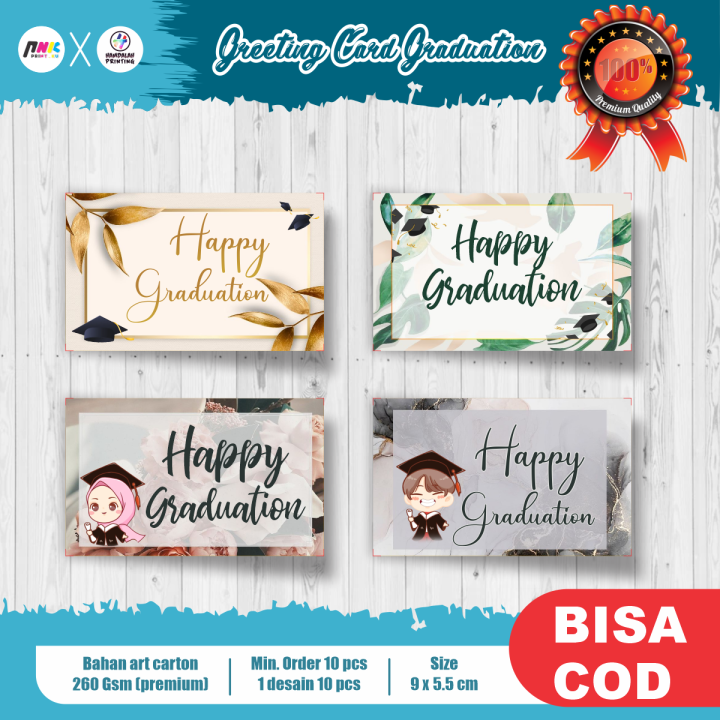 GREETING CARD GRADUATION ( isi 10 pcs ) - GIFT CARD - KARTU UCAPAN ...