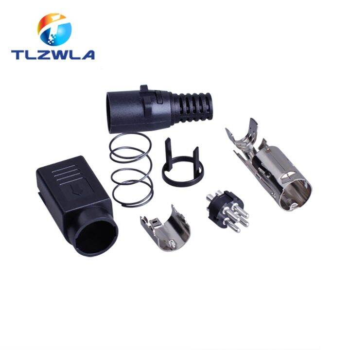 1PCS DIN 4Pin Male DC Power Plug 4P Dual Power Supply S Terminal ...