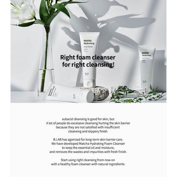 READY STOCK !! B_LAB Matcha Hydrating Foam Cleanser/B_LAB X JOLSE ...