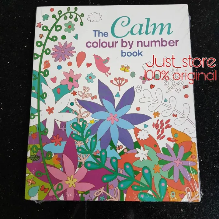 The CALM Color BY NUMBER - Adult Coloring Book IMPORT | Lazada PH
