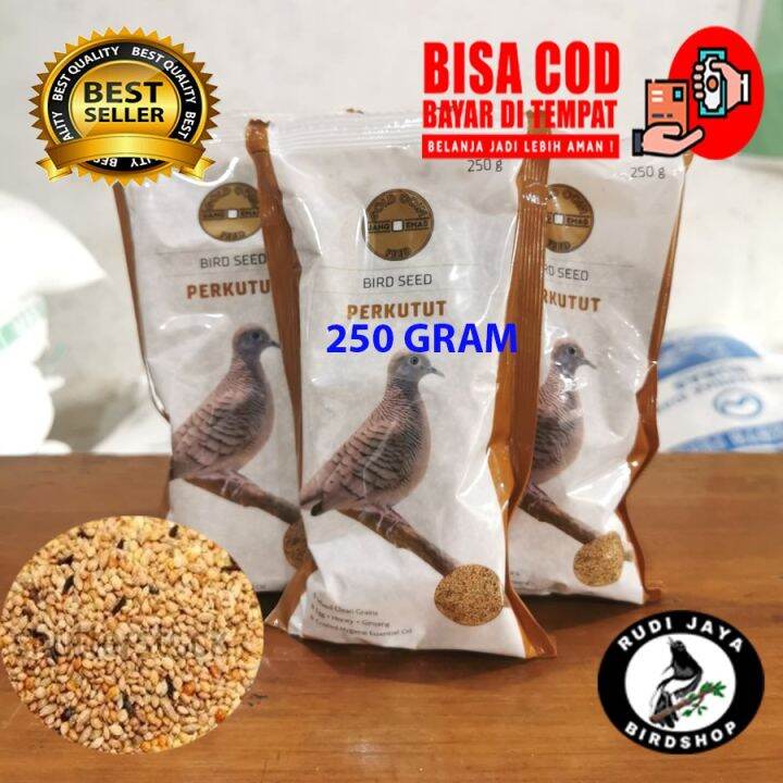 GOLD COIN GOLDCOIN 250 GRAM MAKANAN PAKAN BURUNG PERKUTUT KUTUT RACIKAN ...