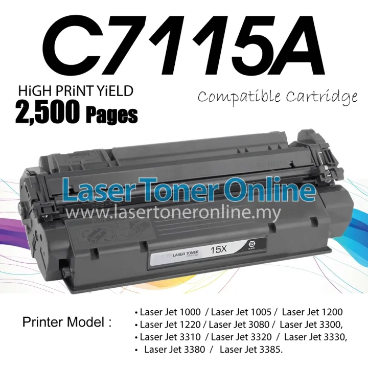 C7115A 15A C 7115A HP15A Compatible HP 1000 1005 1200 1220 3080 3300 ...