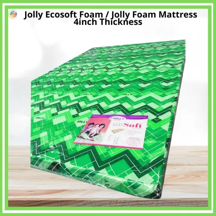 Jolly Ecosoft Foam / Jolly Foam Mattress 4inch Thickness | Lazada PH