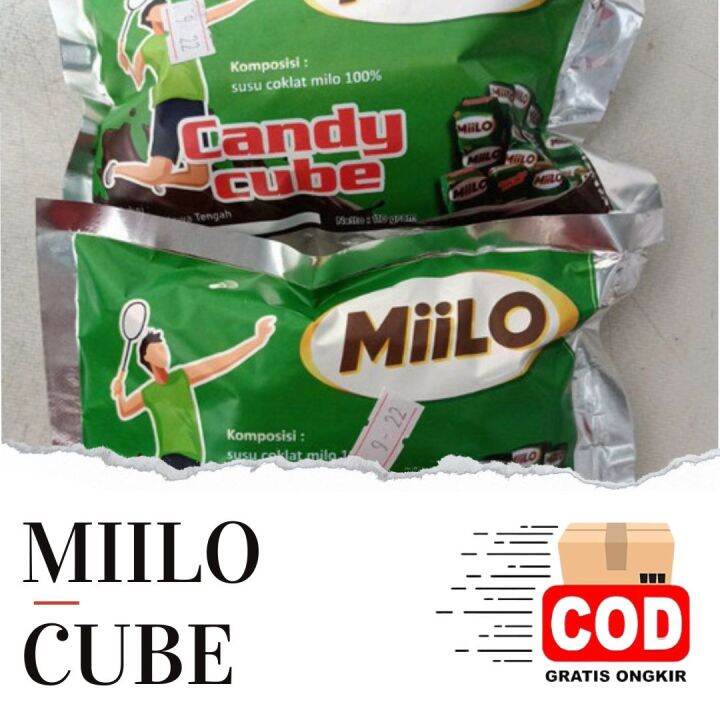 Miilo Candy Cube isi 50pcs / Permen Miilo / Milo Lokal / Miilo Satuan ...
