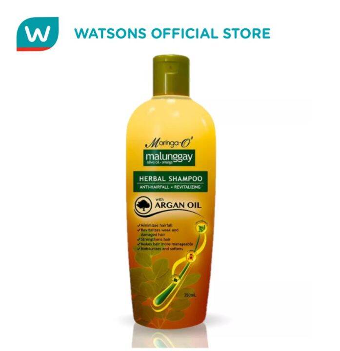 MORINGA Herbal Shampoo With Argan Oil 350ml | Lazada PH