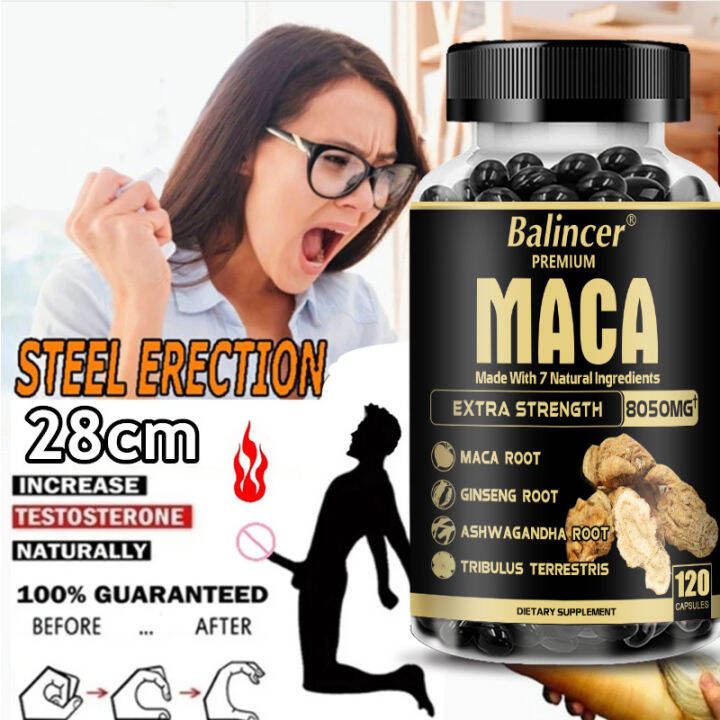Premium Maca Root, Supports Health & Immunity, Anti-Fatigue, Muscle ...