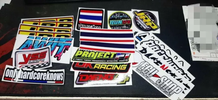Thai Sticker Set for Motorcycle - 12pcs Laminated Stickers | Lazada PH
